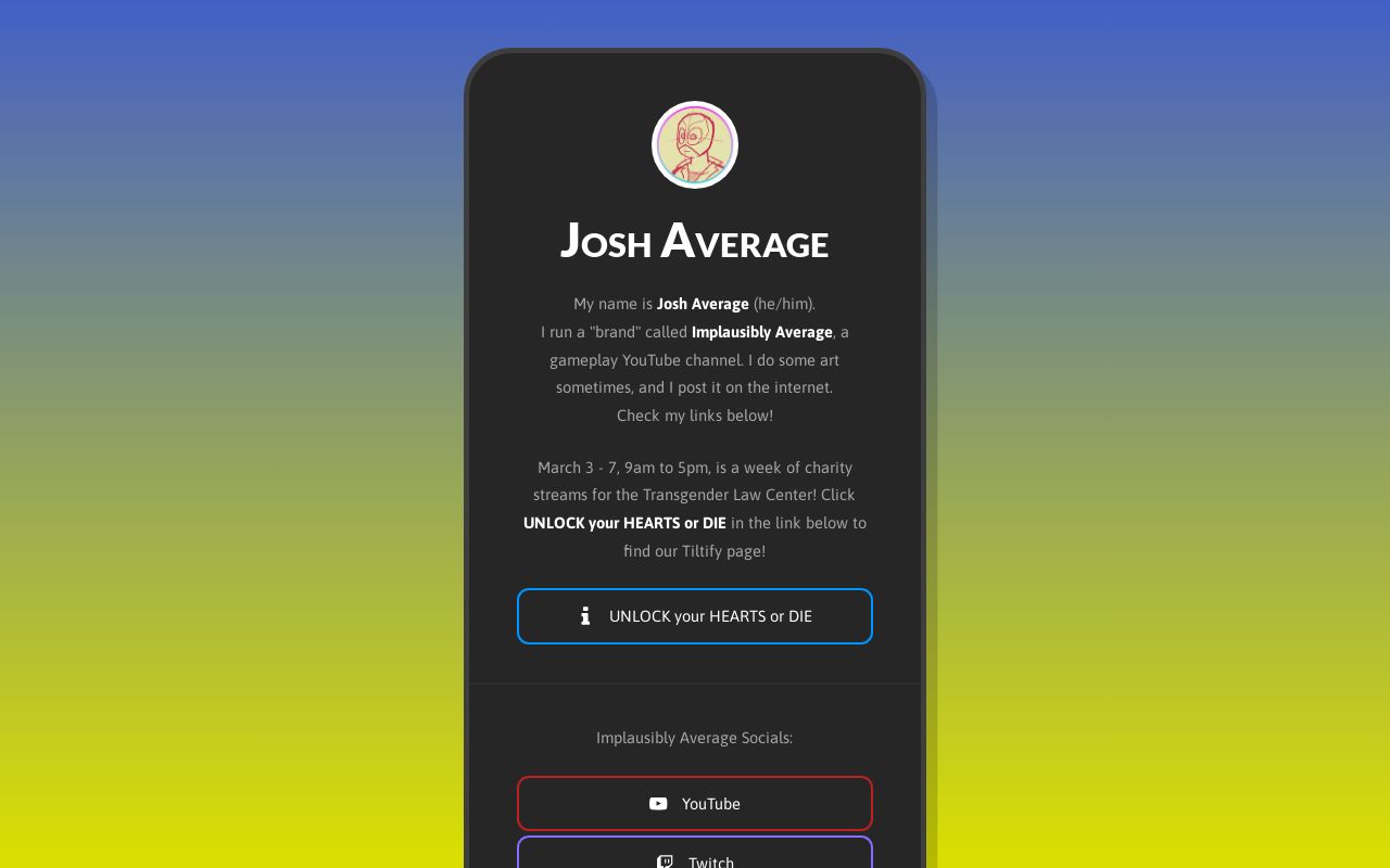 Josh Average & His Projects